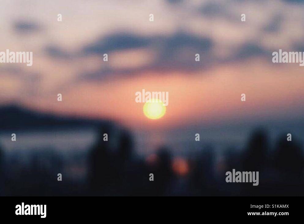 Bold sunset 👌🏻 Stock Photo - Alamy