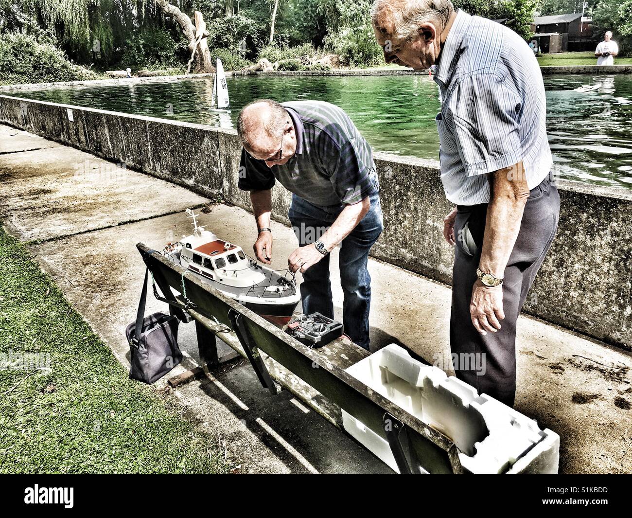 Woodbridge model yacht pond hi-res stock photography and images - Alamy