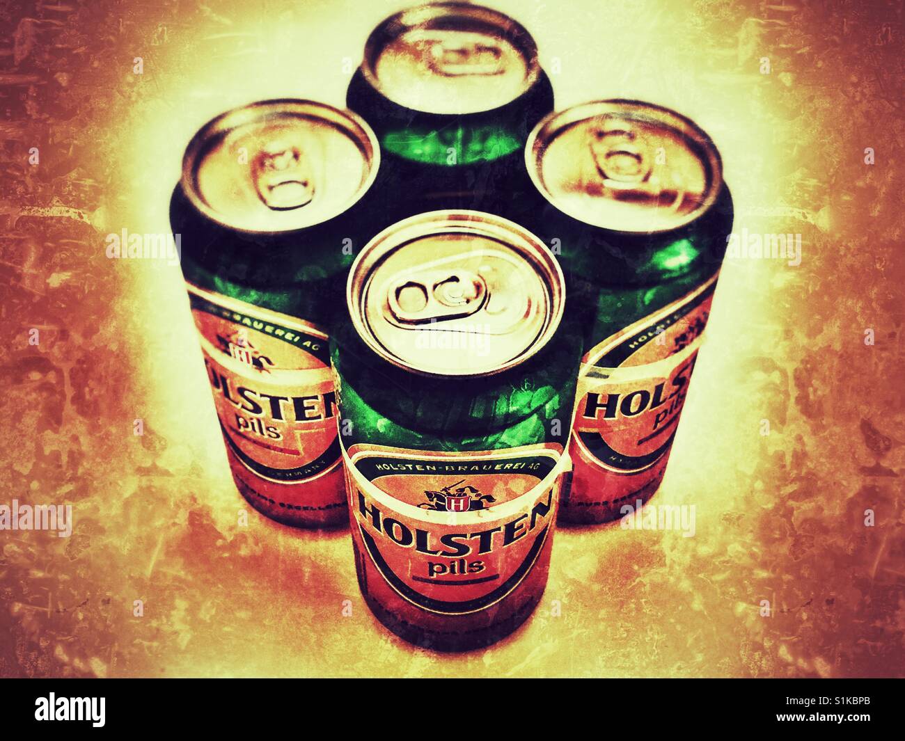 Holsten Pils beer Stock Photo - Alamy