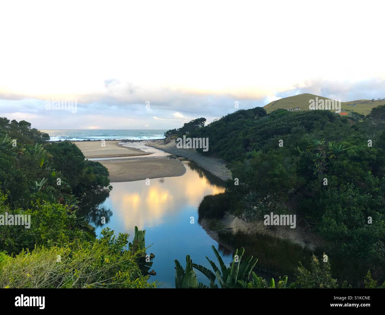 Beach on the countryside Stock Photo - Alamy