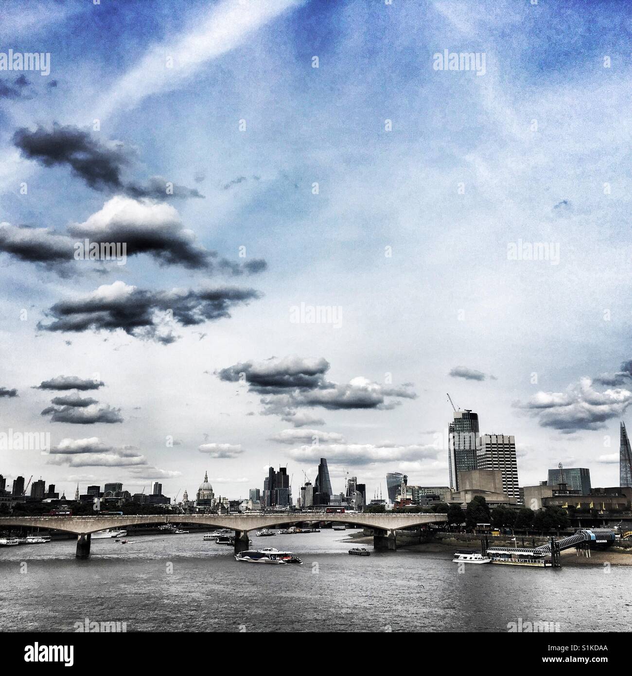Cloudy sky over London Stock Photo - Alamy