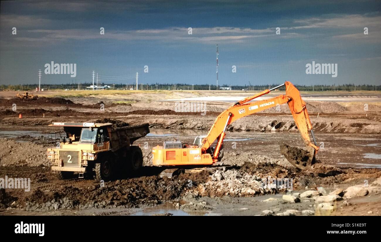 Tar sands, Fort McMurray Stock Photo - Alamy