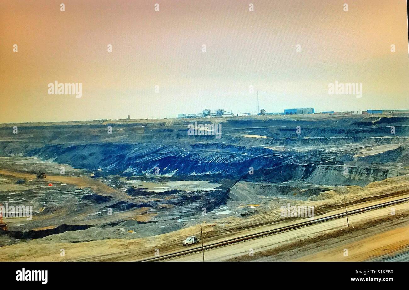 Tar sands, Fort McMurray Stock Photo - Alamy
