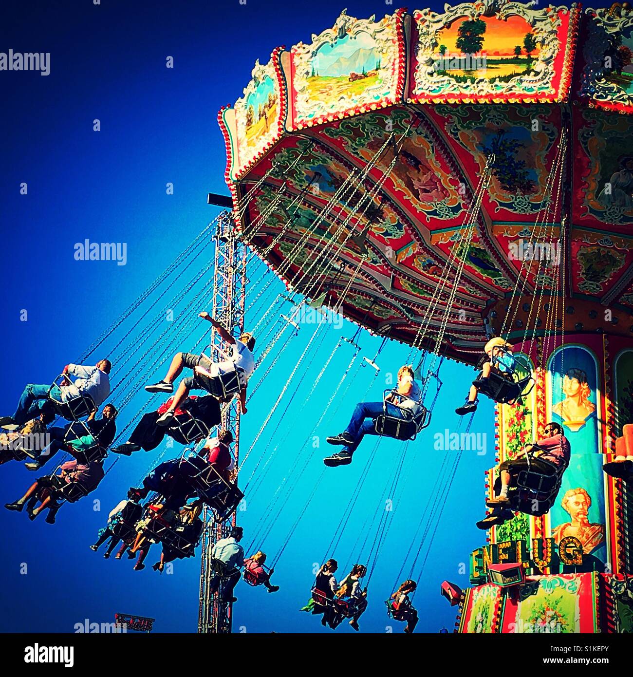 Fun at the fair Stock Photo - Alamy