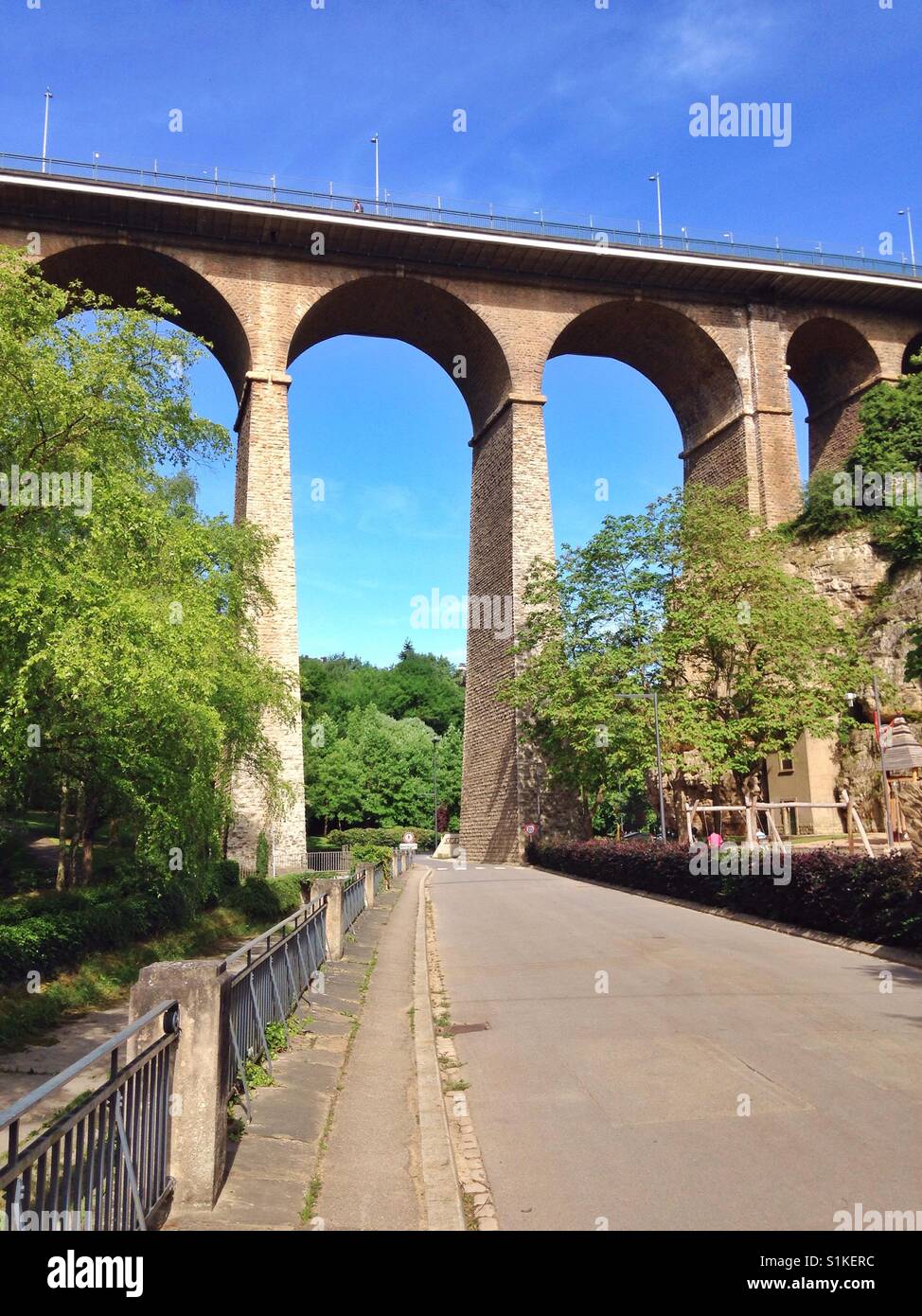 Luxembourg viaduct hi-res stock photography and images - Alamy
