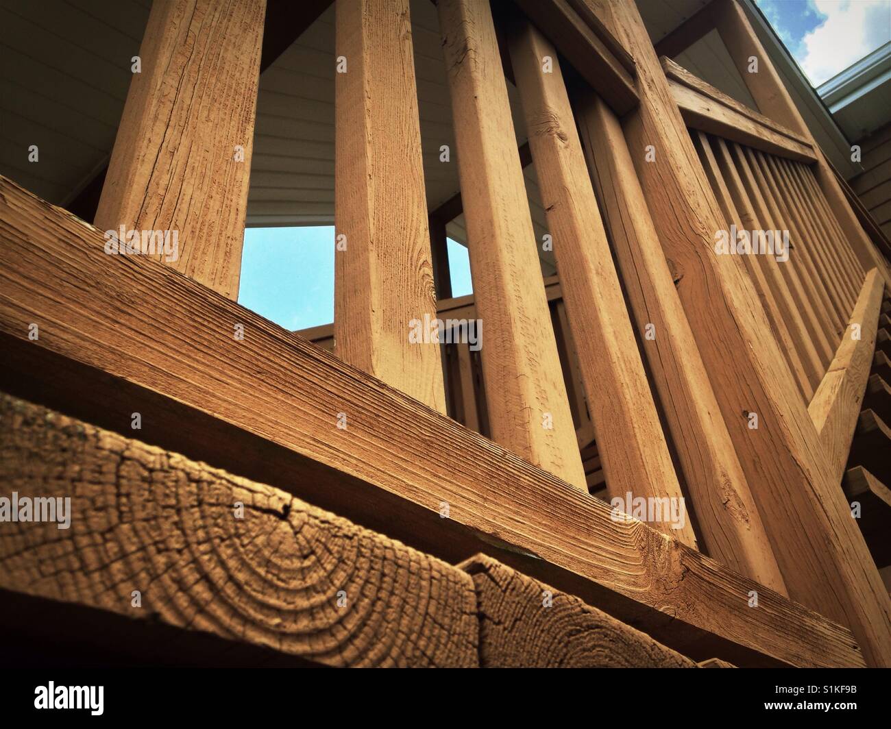 Wooden steps at church in North Carolina Stock Photo - Alamy