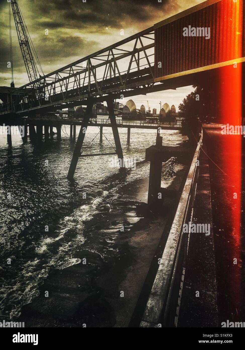 Quarry transportation system, Greenwich Peninsula, London, England ...