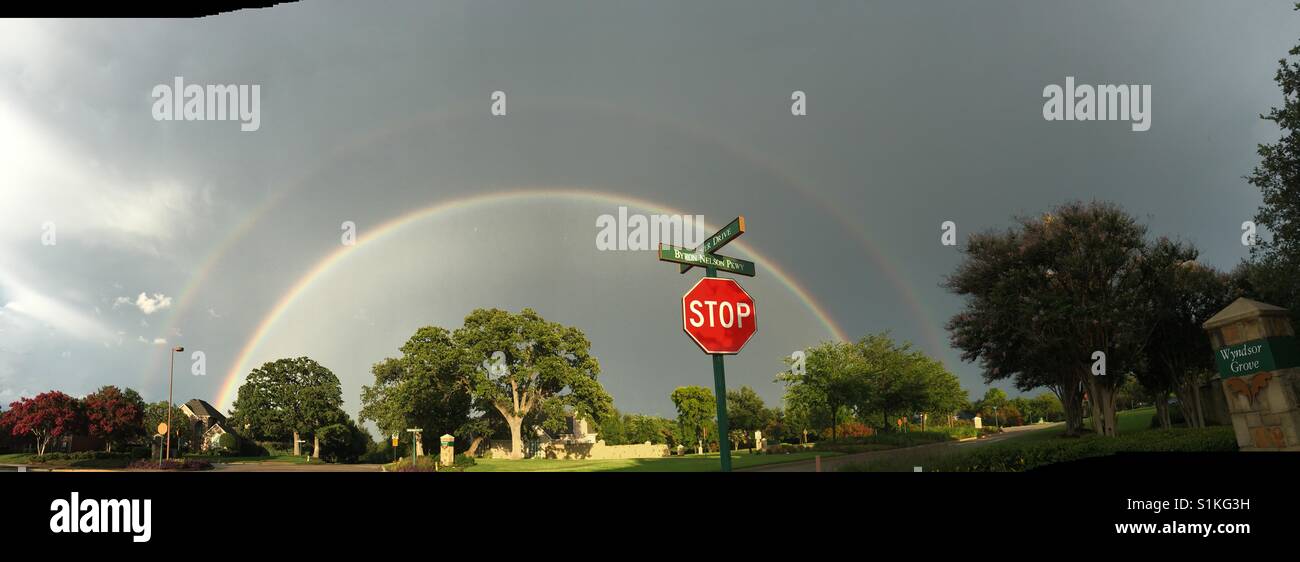Rainbow panorama hi-res stock photography and images - Alamy