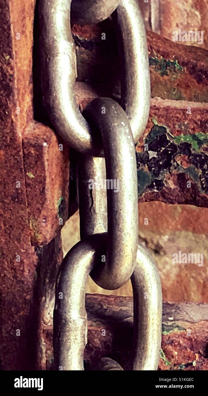 Locked and chained Stock Photo - Alamy