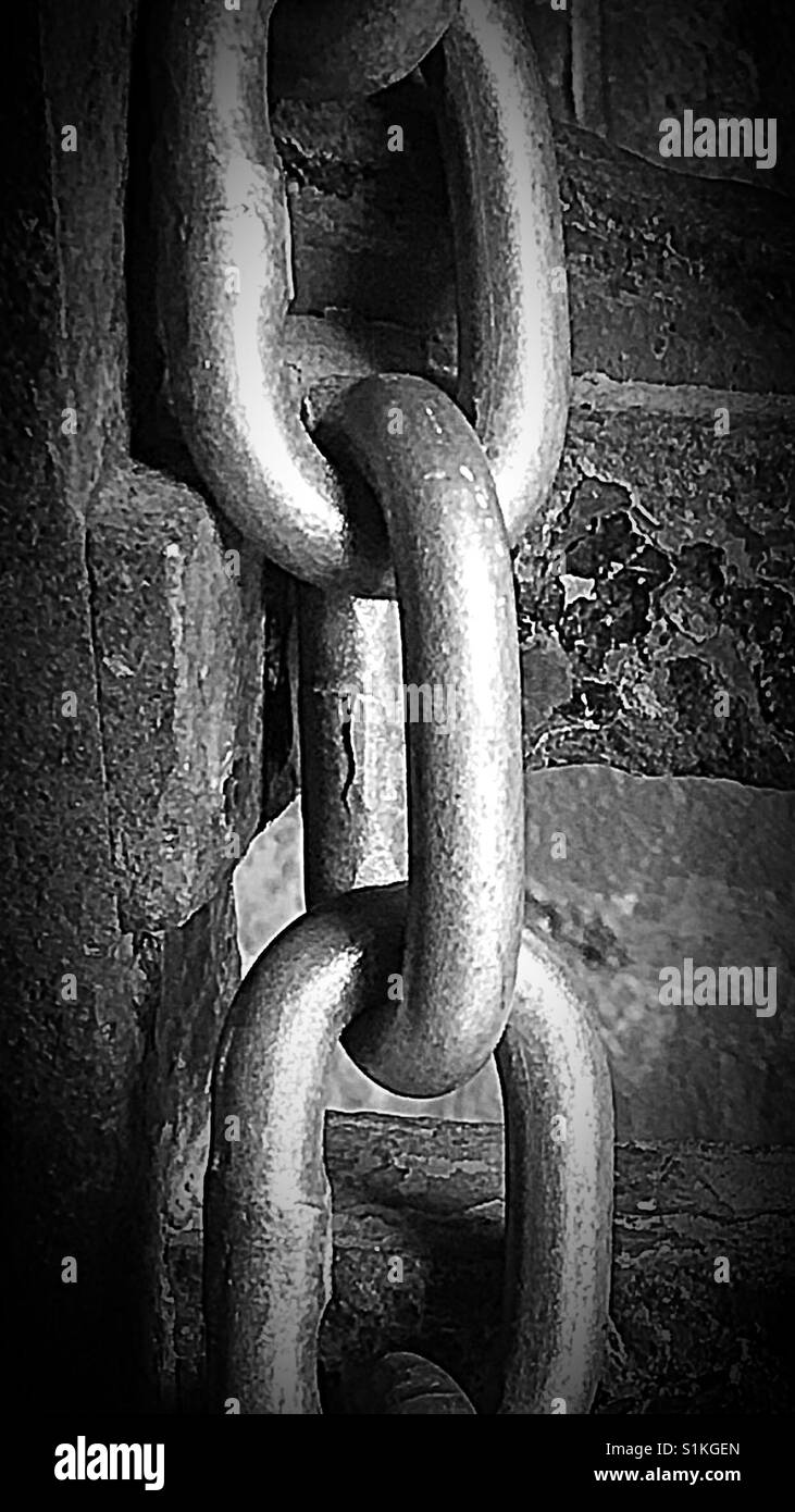 Locked and chained Stock Photo - Alamy