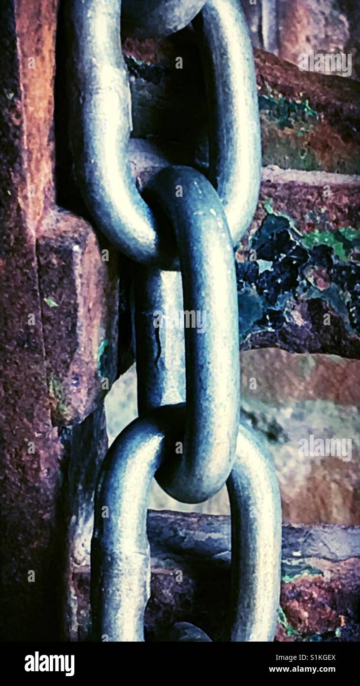Locked and chained Stock Photo - Alamy