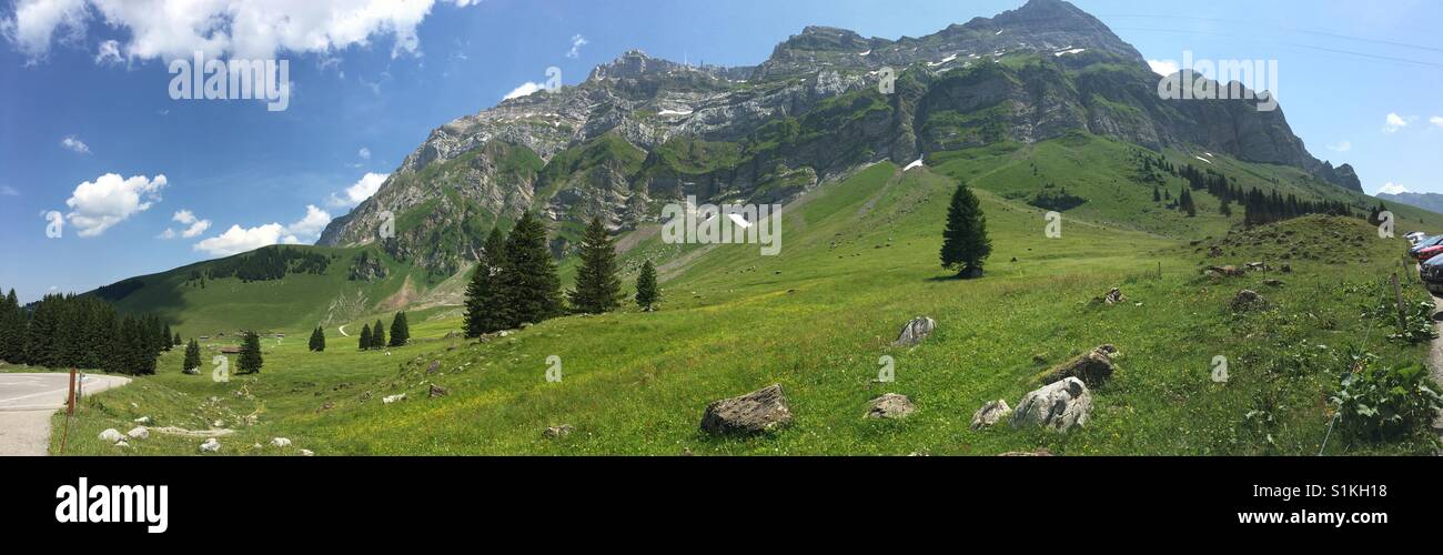 The swiss alps panorama hi-res stock photography and images - Alamy