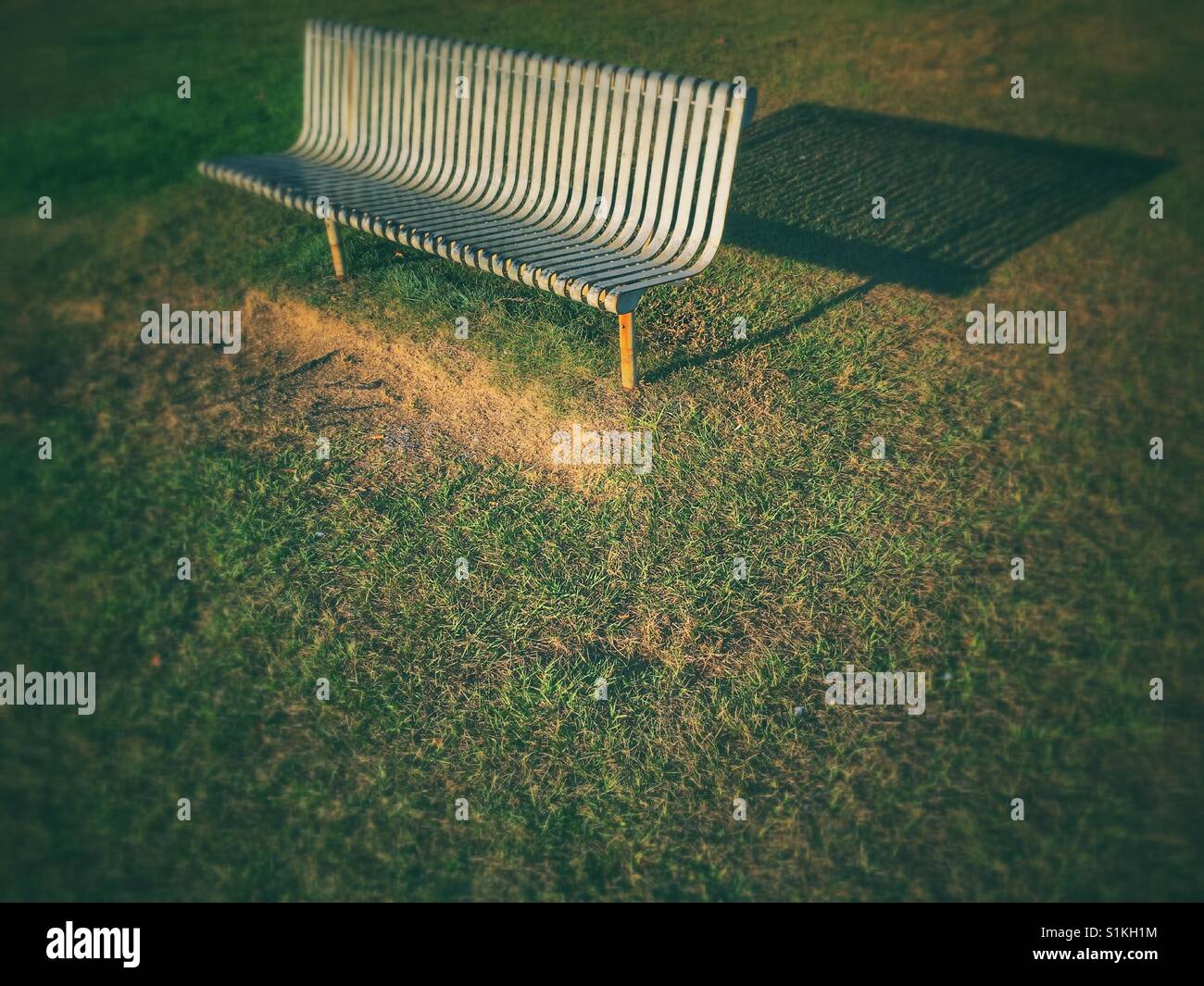 Bench shadow hi-res stock photography and images - Alamy