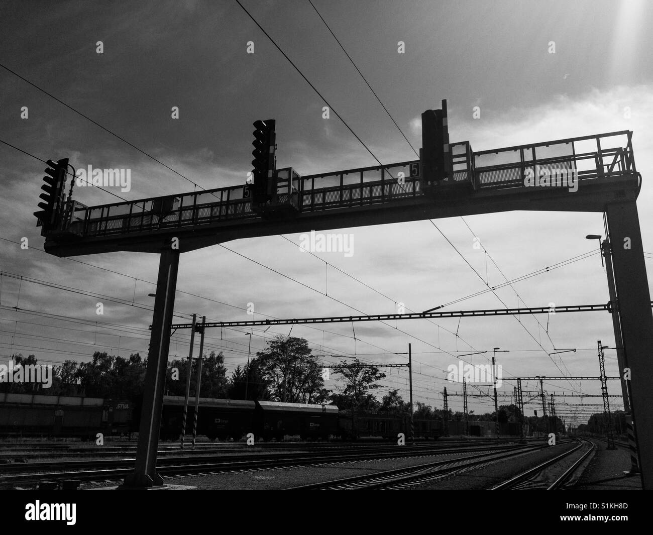 Train Track Lights High Resolution Stock Photography and Images - Alamy