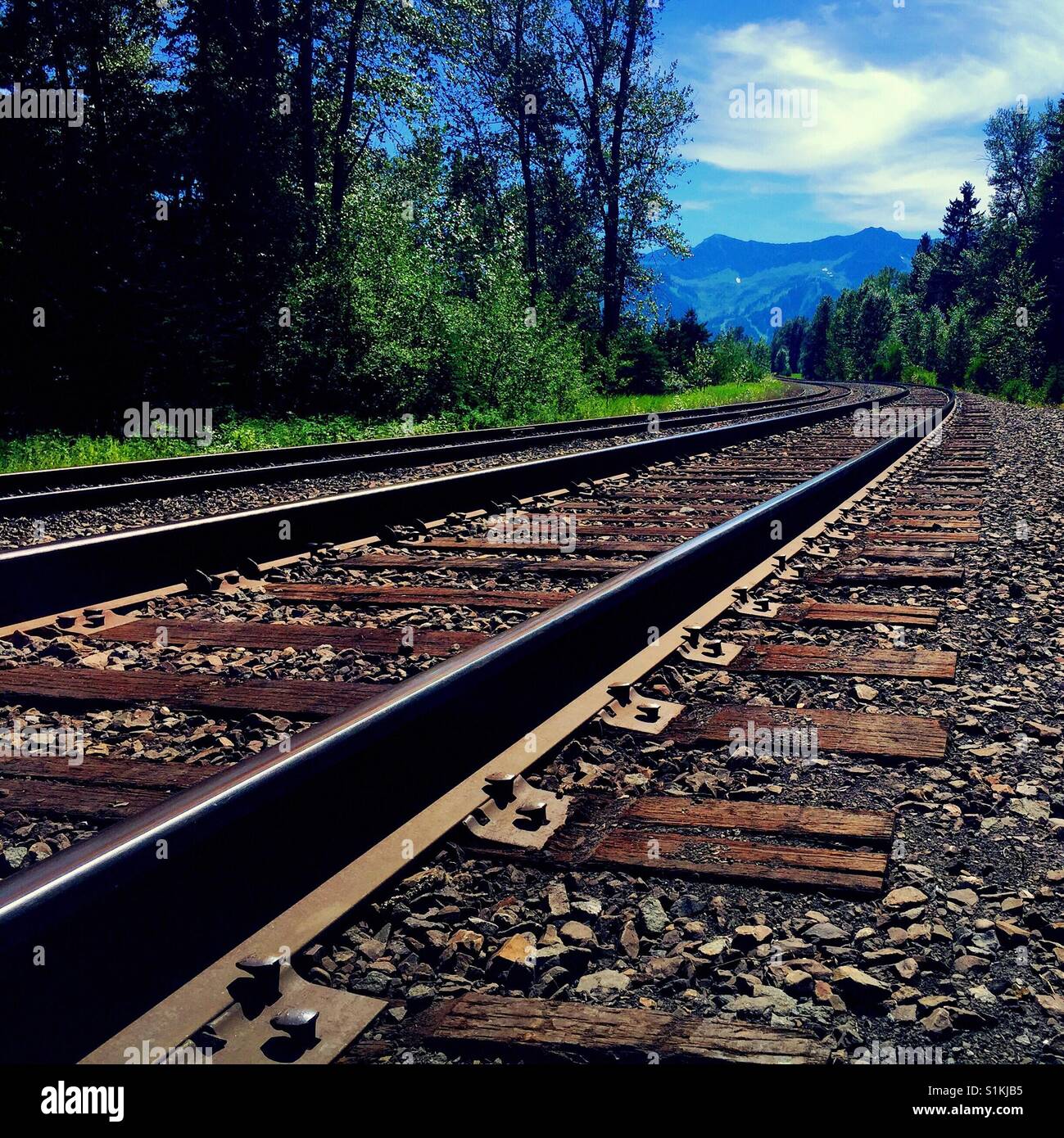 Beautiful Railway Track Wallpaper