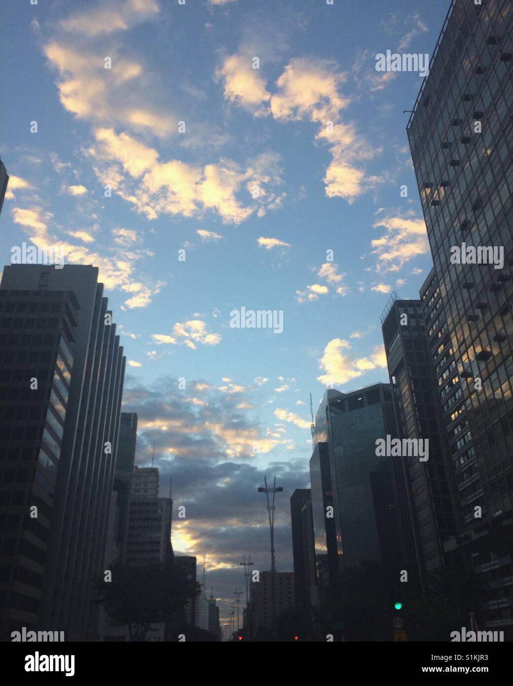 Buildings and sky Stock Photo - Alamy