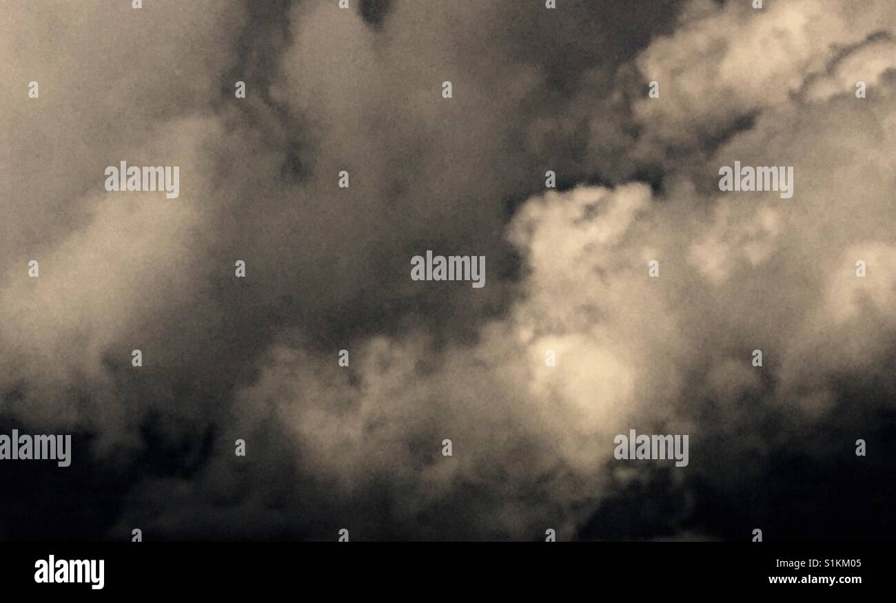 Inside a storm cloud, storm brewing Stock Photo - Alamy