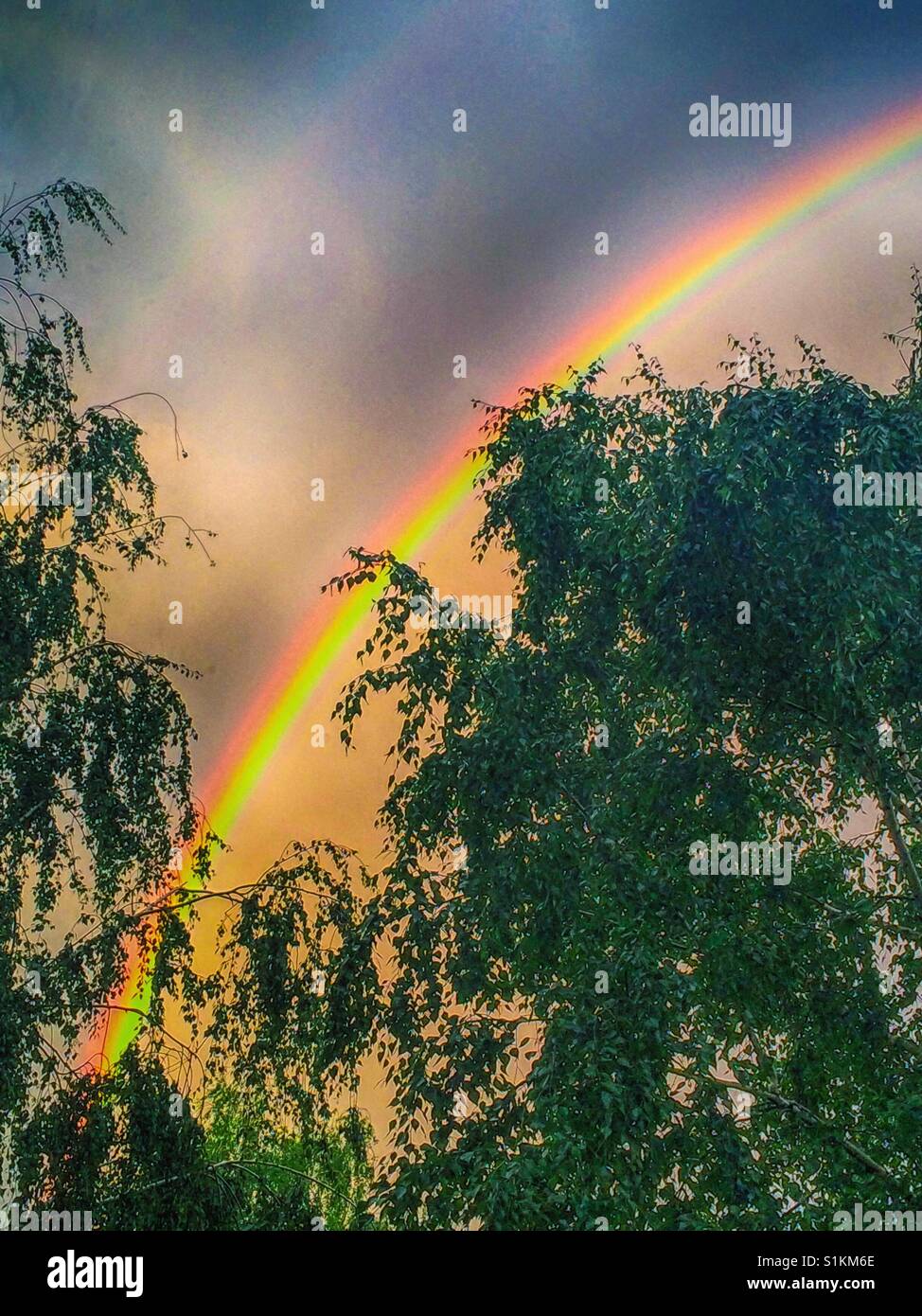 Double rainbow orange hi-res stock photography and images - Alamy