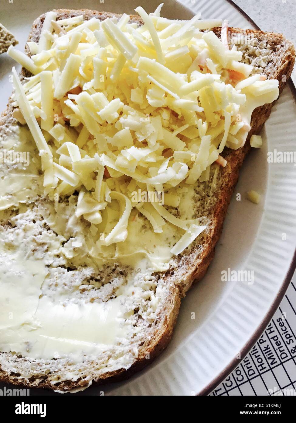 Grated cheddar cheese sandwich hi-res stock photography and images - Alamy