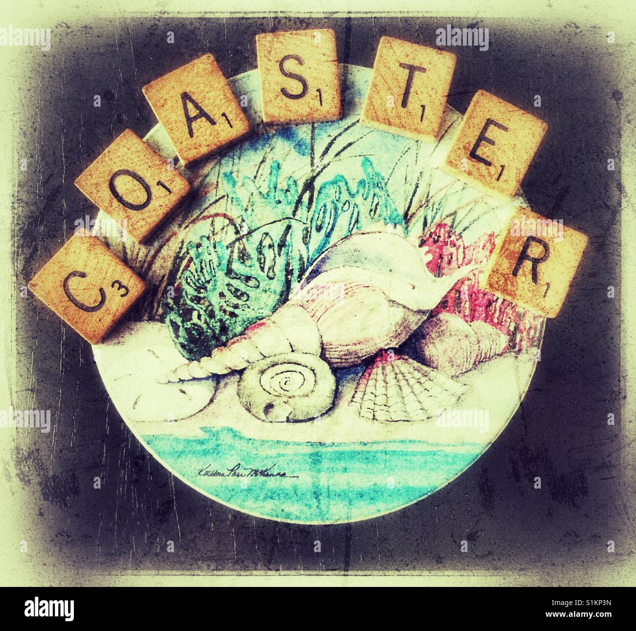 Coaster design hi-res stock photography and images - Alamy