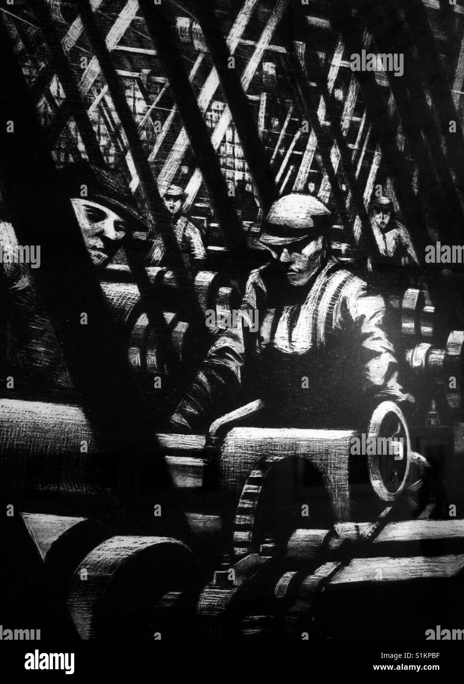 Industrial work artwork hi-res stock photography and images - Alamy