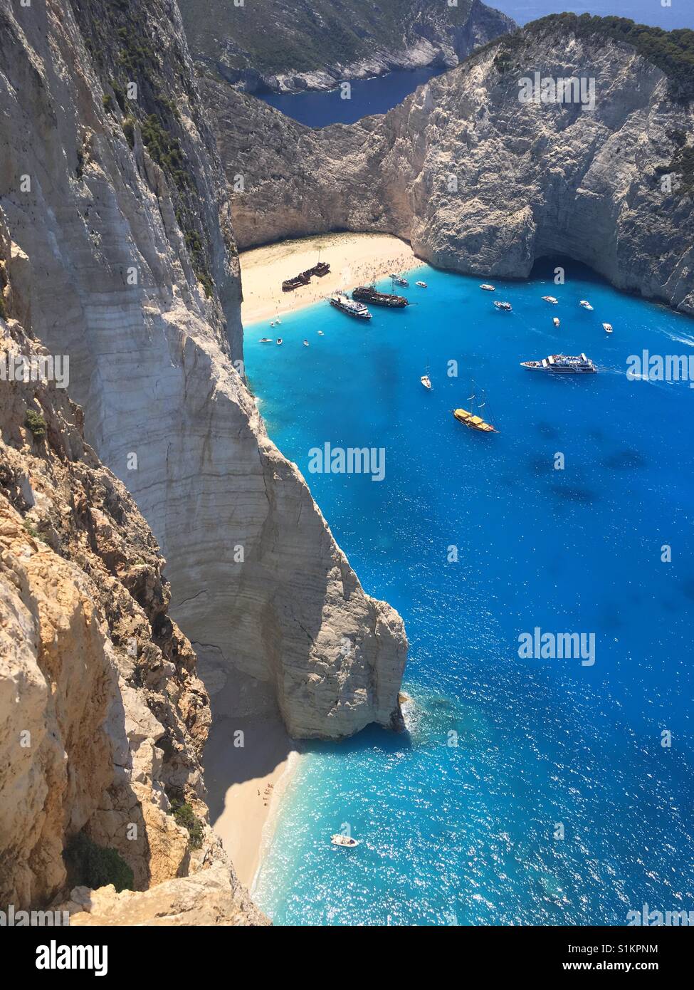 Navagio shipwreck beach hi-res stock photography and images - Alamy