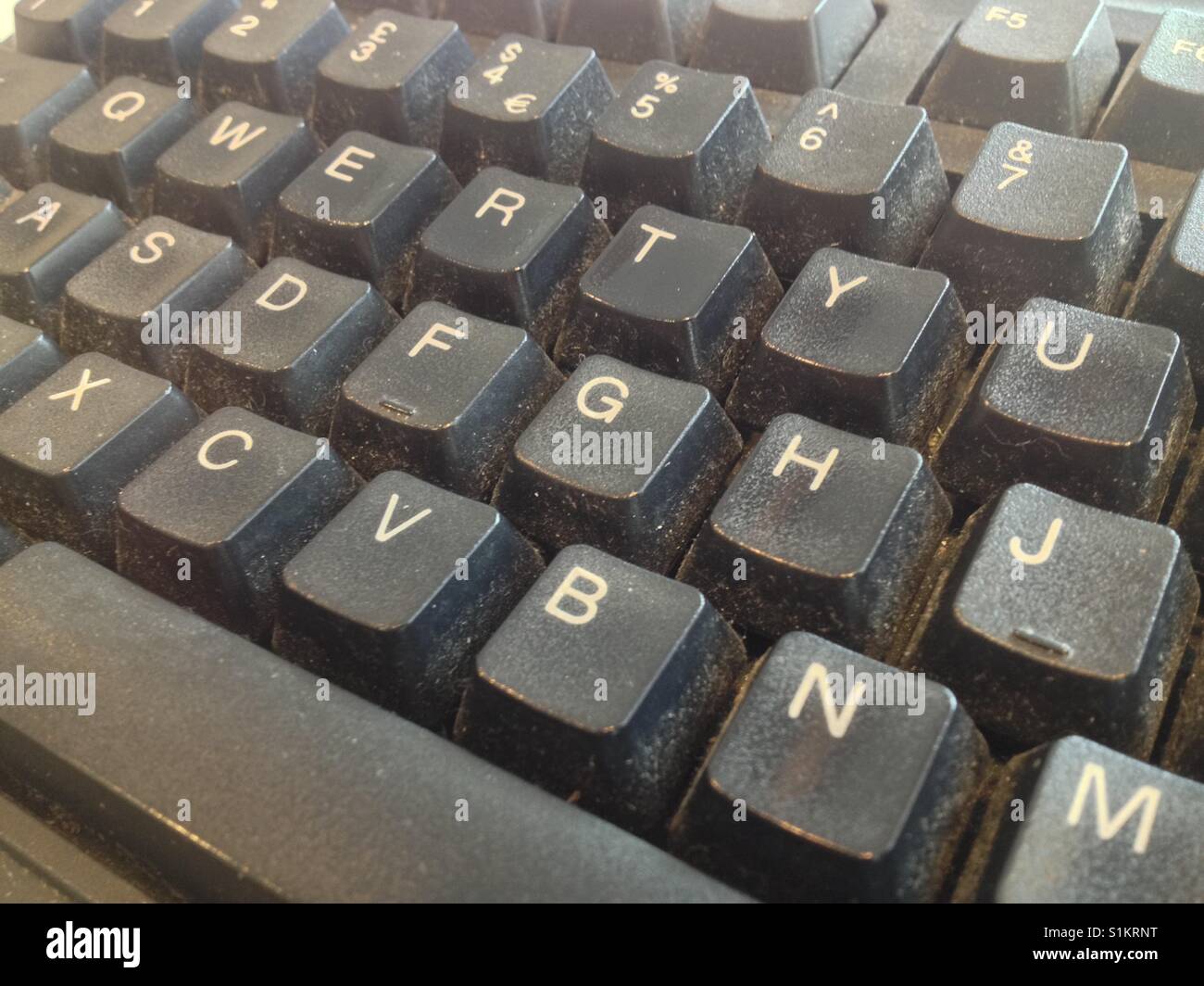 Desktop computer keyboard close up (landscape orientation). Taken by ...