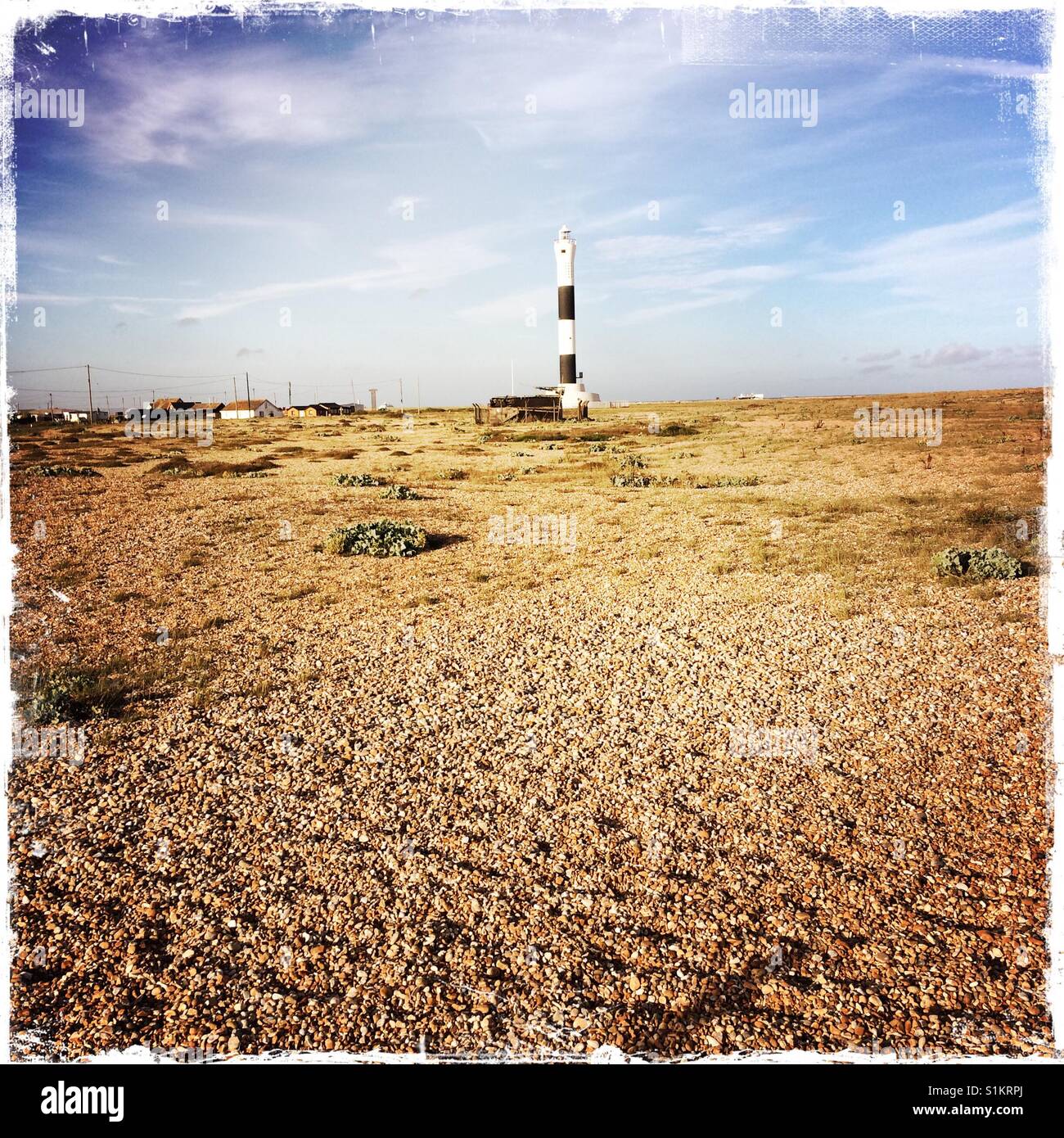 New lighthouse at Dungeness in Kent Stock Photo - Alamy