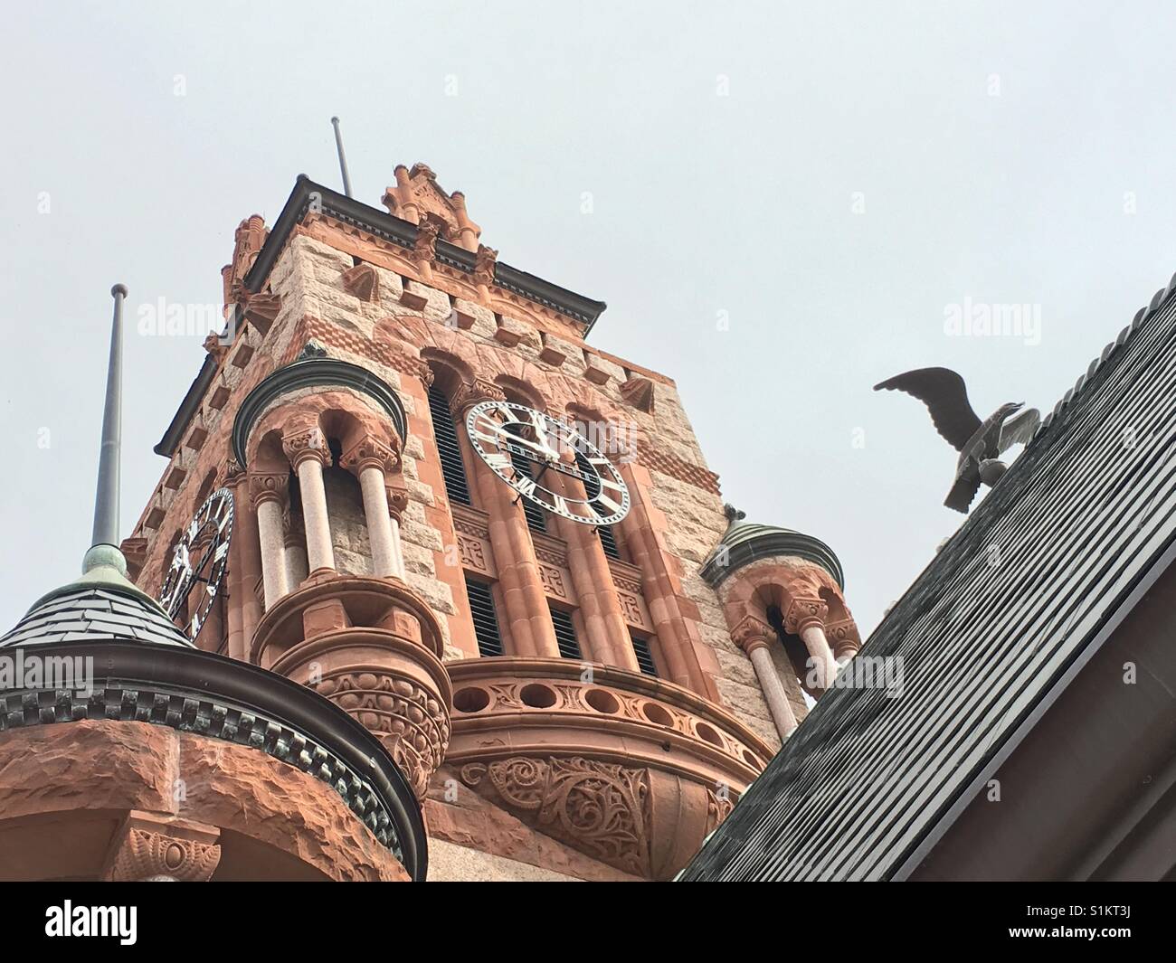 Clock tower and spire hi-res stock photography and images - Alamy