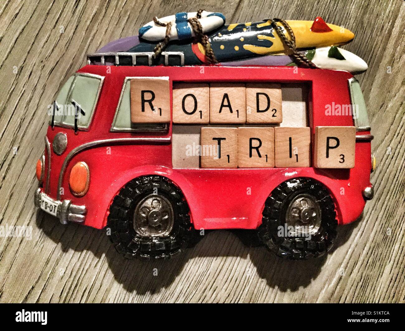 Road Trip written in Scrabble letters Stock Photo - Alamy