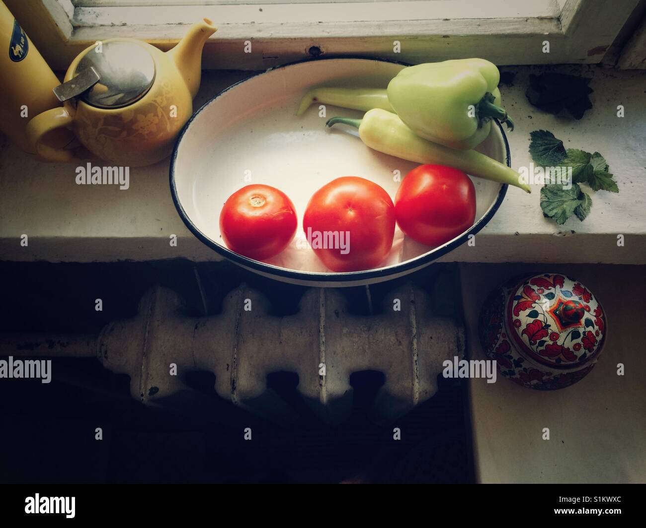 Russian kitchen still life Stock Photo - Alamy