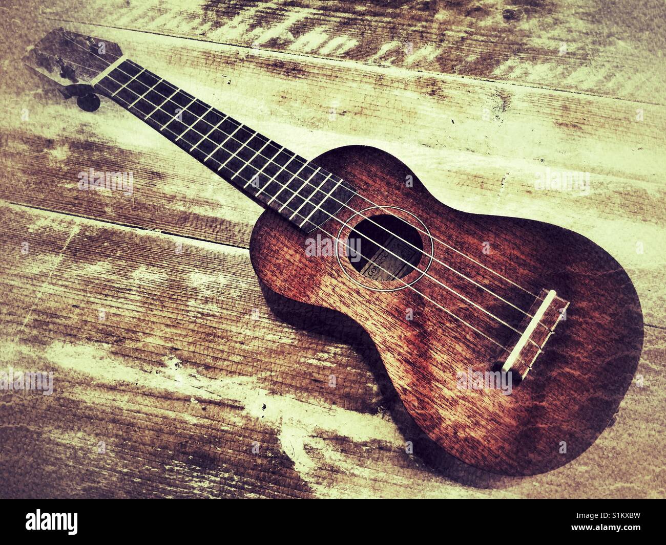 Mahogany ukulele hi-res stock photography and images - Alamy