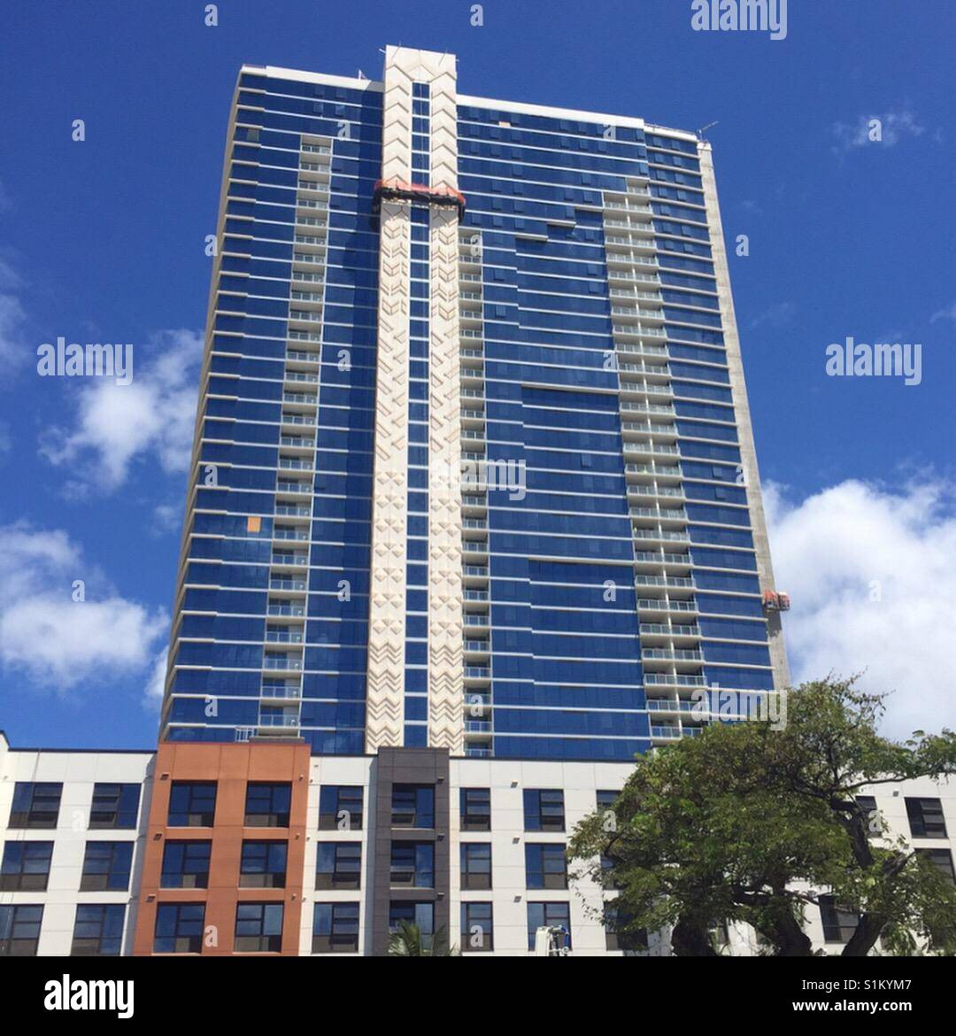 New high rise in Hawaii Stock Photo - Alamy