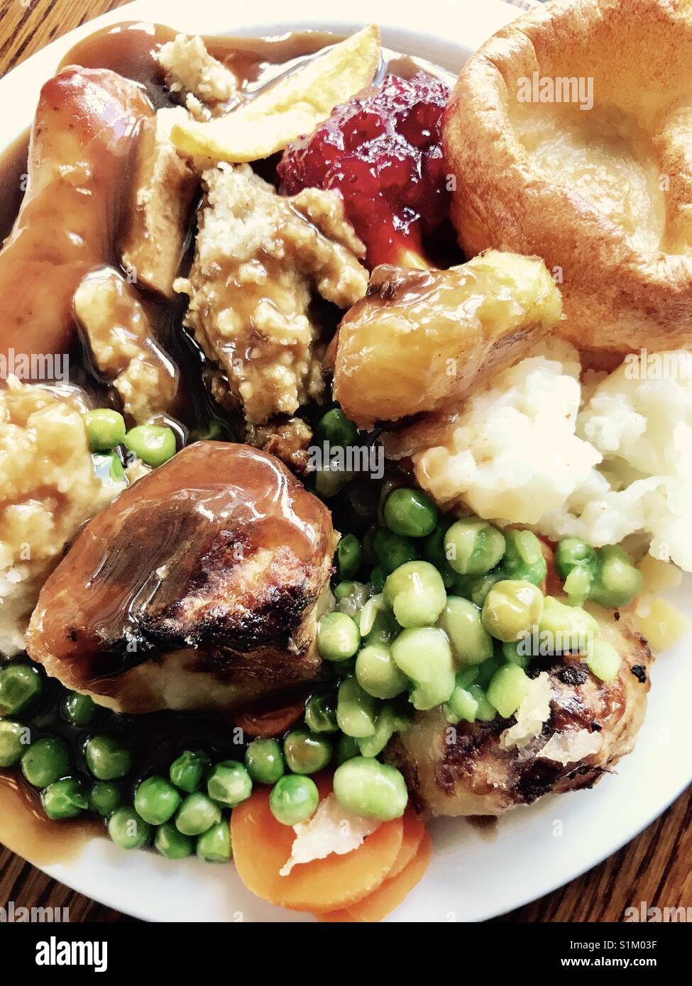 Sunday Roast Dinner High Resolution Stock Photography and Images - Alamy
