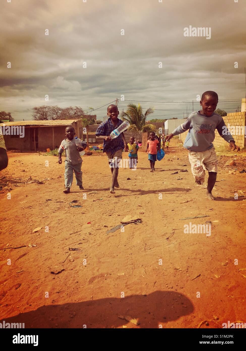 Africa running barefoot hi-res stock photography and images - Alamy