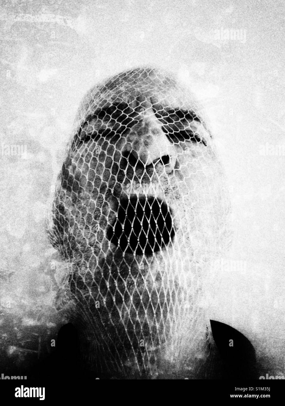 The Silent Scream Stock Photo - Alamy