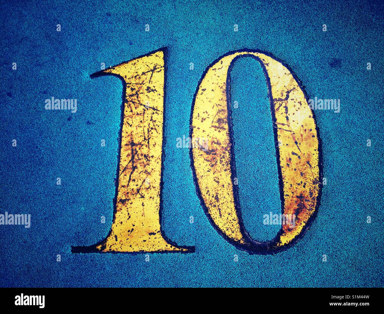 Number 10 top ten numbers hi-res stock photography and images - Alamy