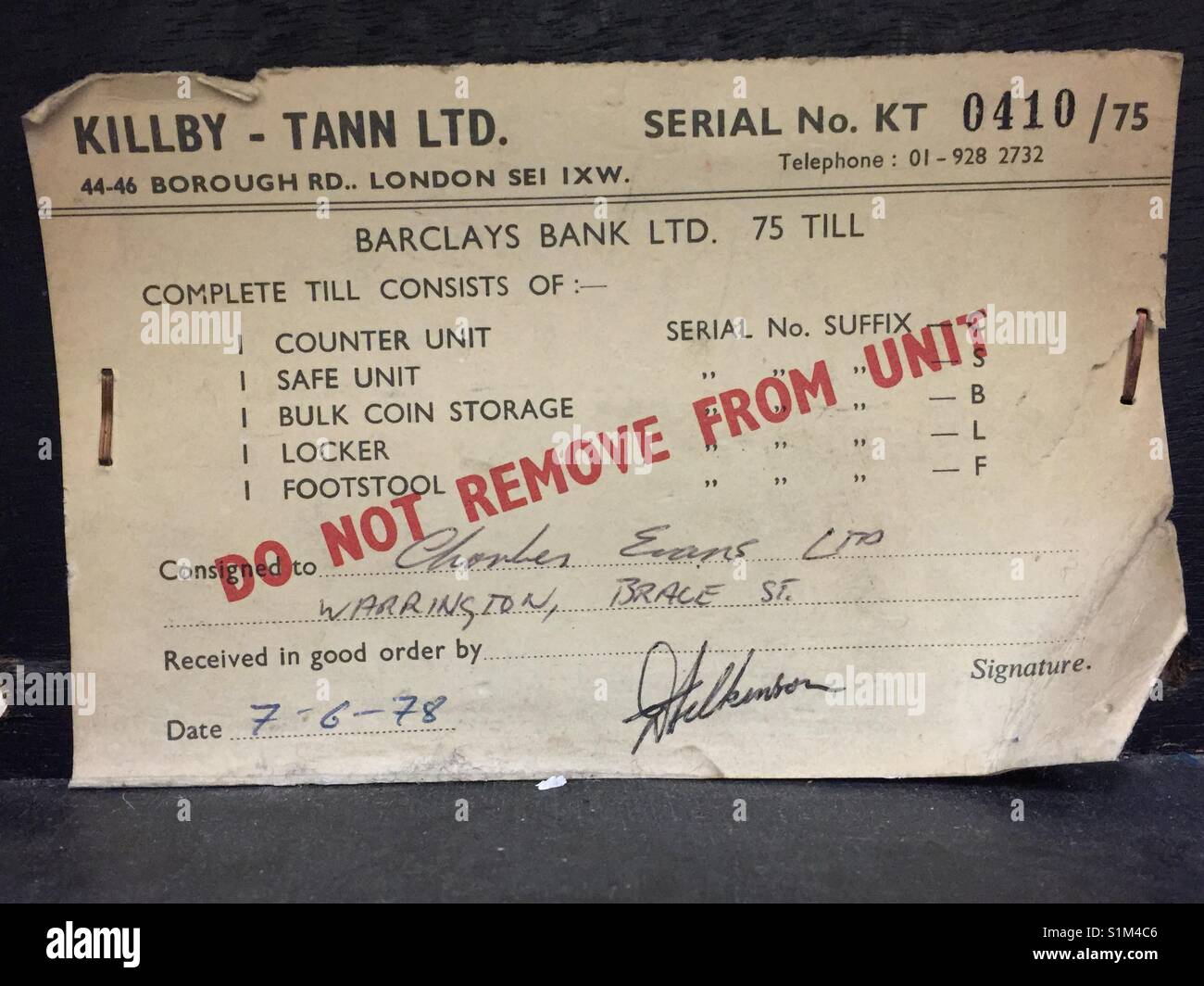 1978 sign hi-res stock photography and images - Alamy