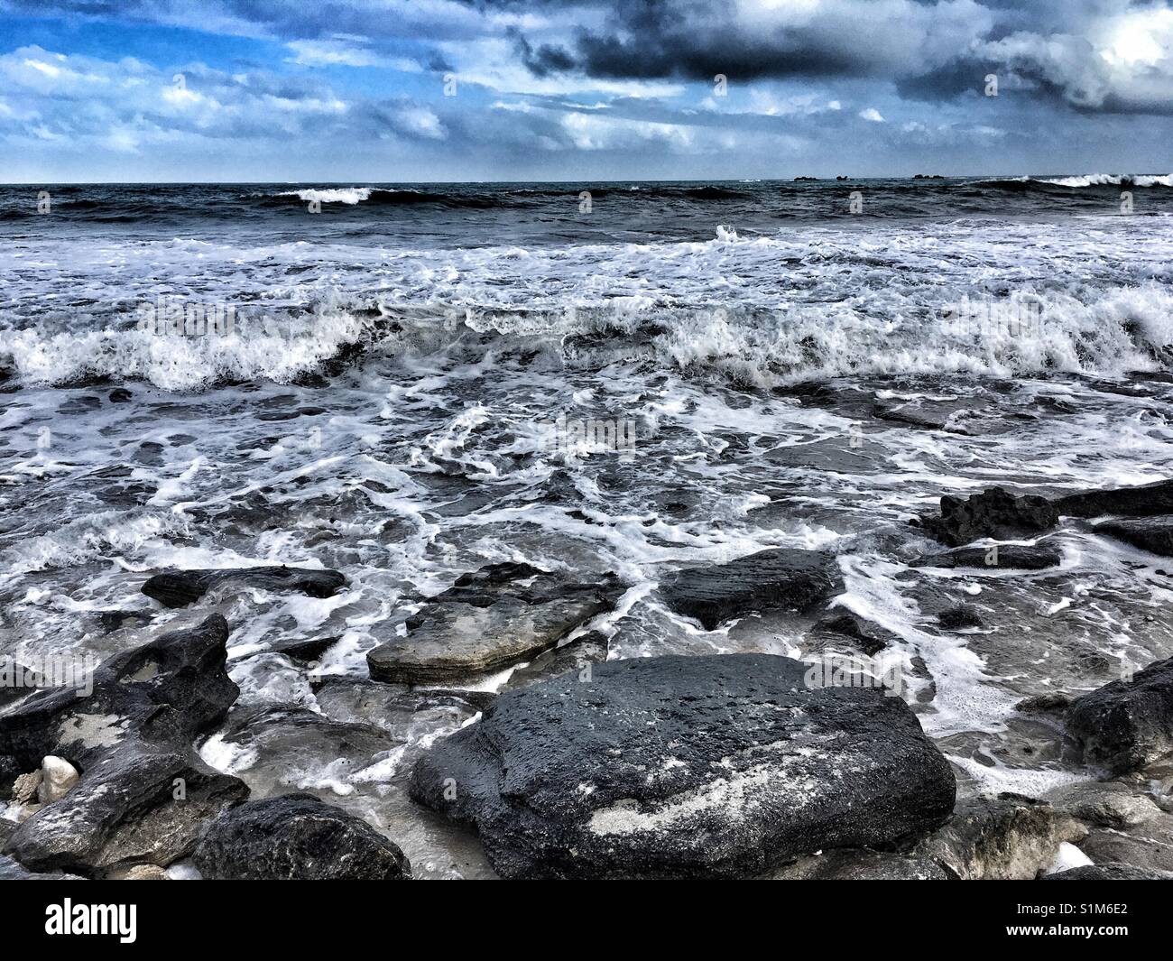 Rainy ocean hi-res stock photography and images - Alamy