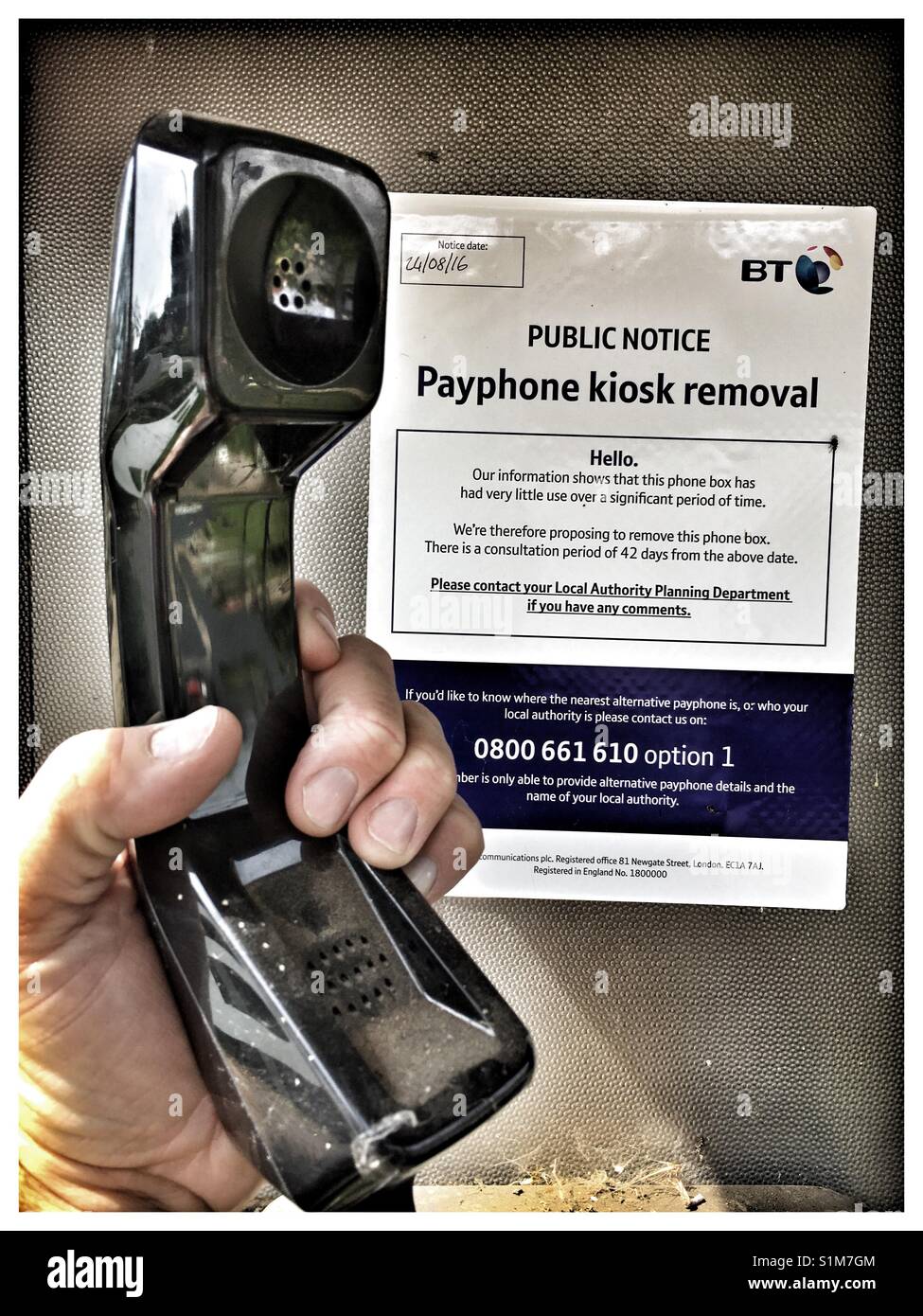 Bt telephone box hi-res stock photography and images - Alamy