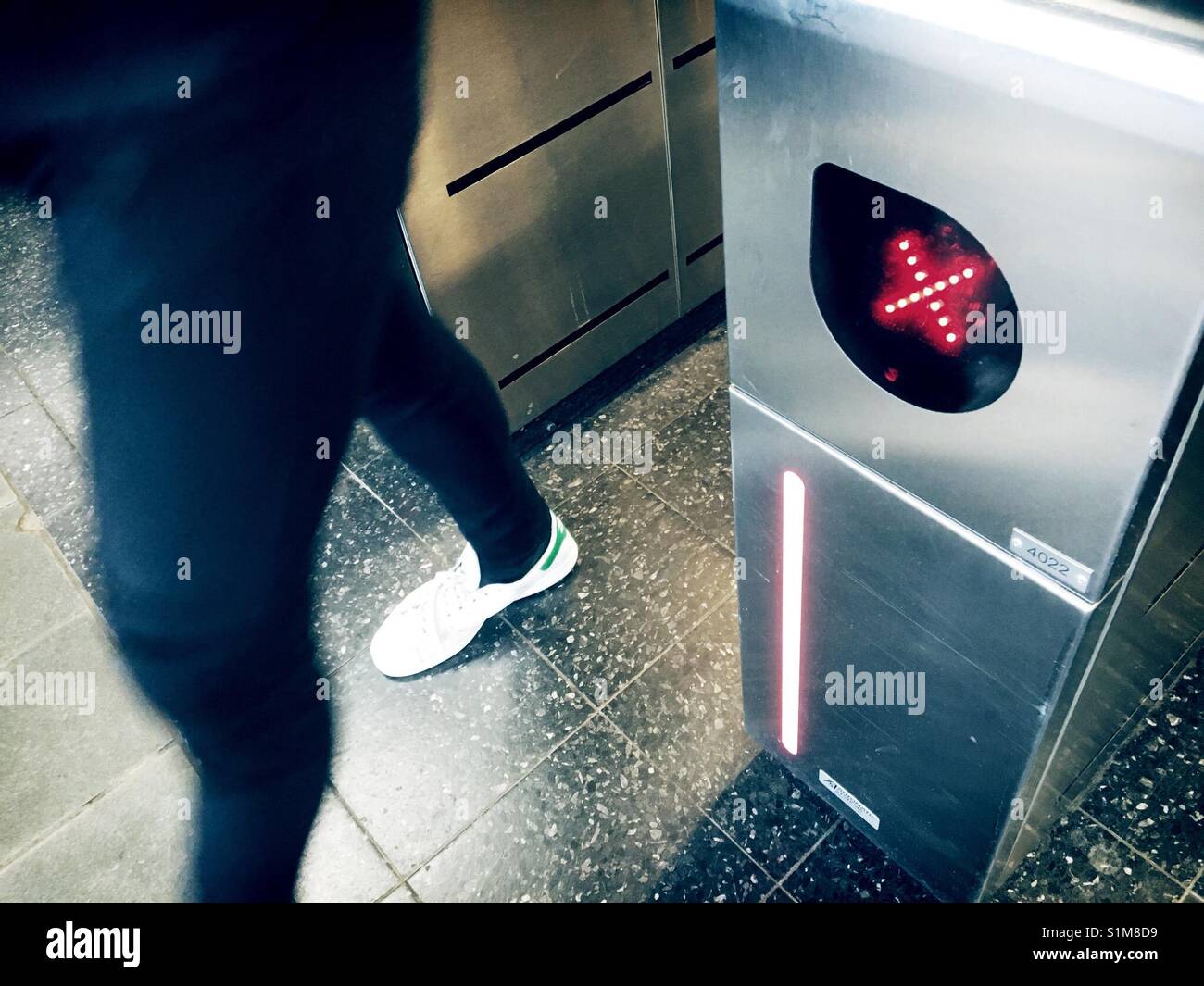 Passenger walking through ticket hi-res stock photography and images ...