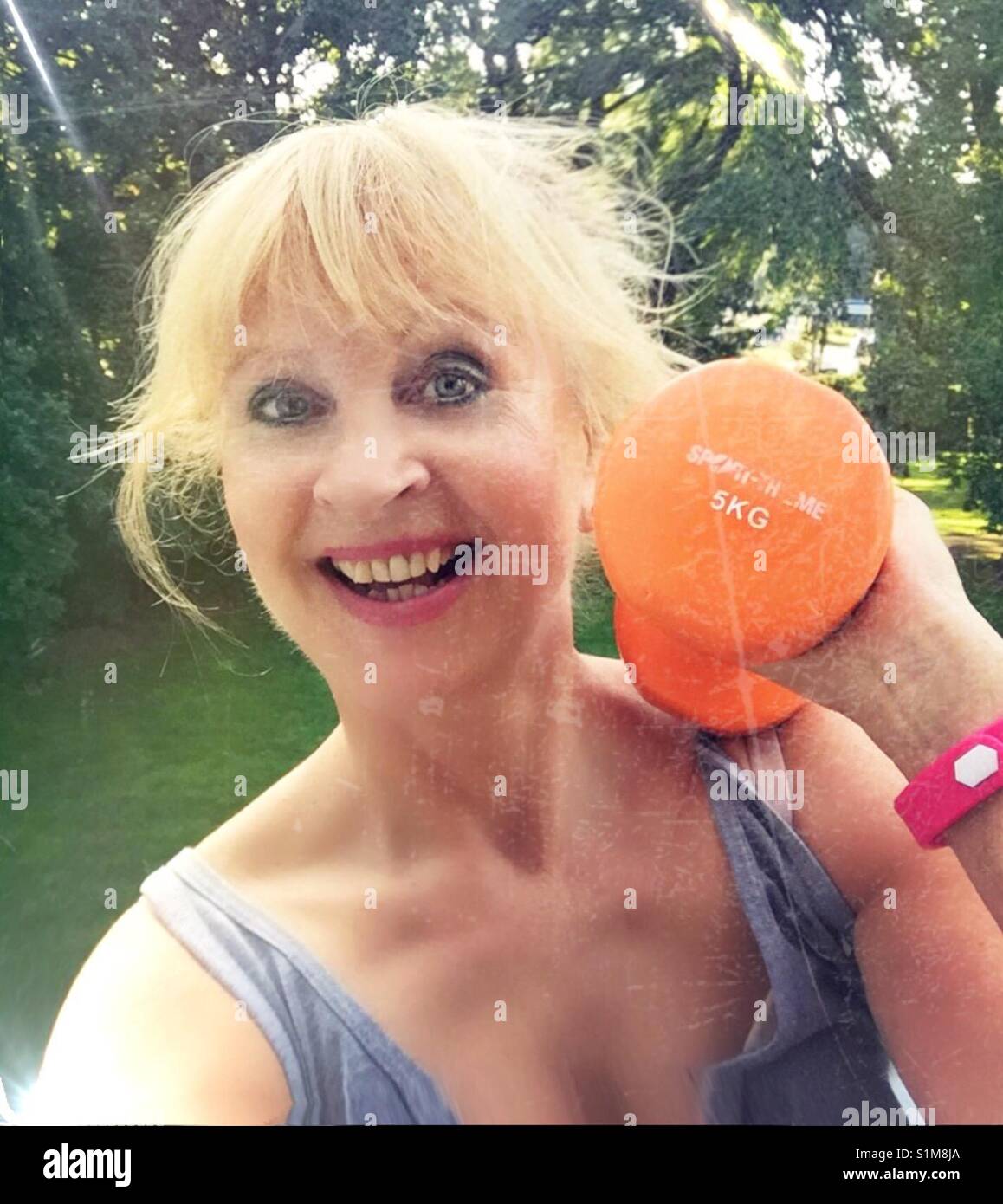 Training muscle smartphone stock photos and images - Alamy