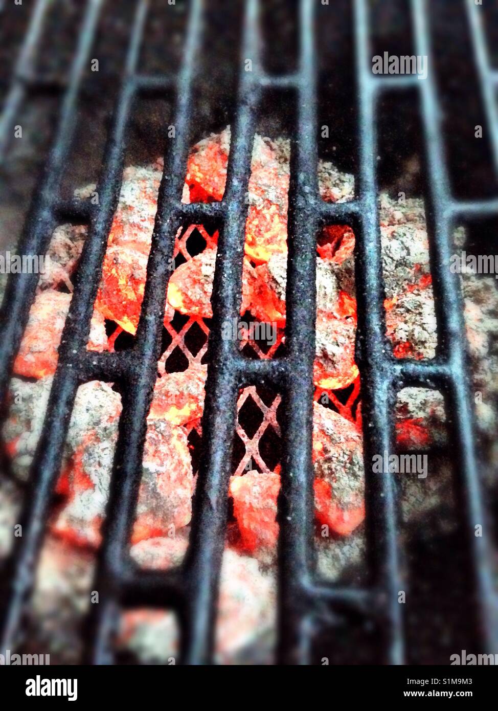 The grill is ready Stock Photo - Alamy
