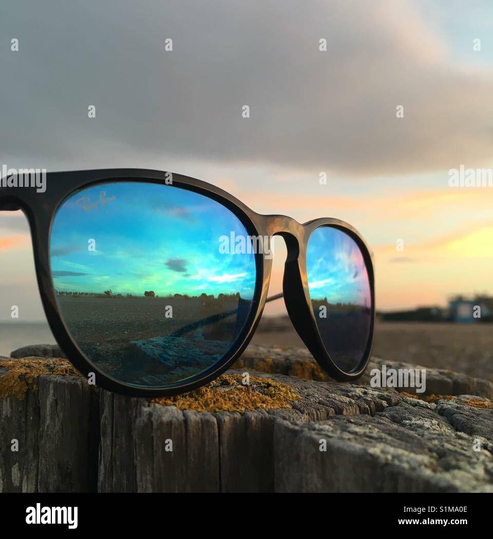 Ray Ban Sunglasses On The Beach