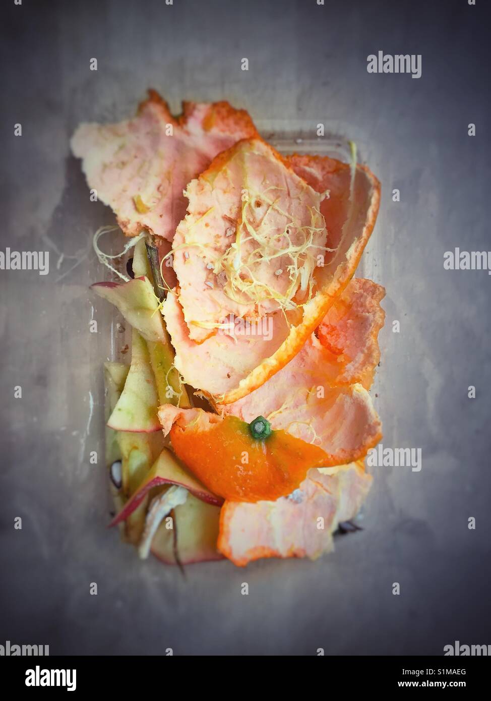 Orange food waste hi-res stock photography and images - Alamy