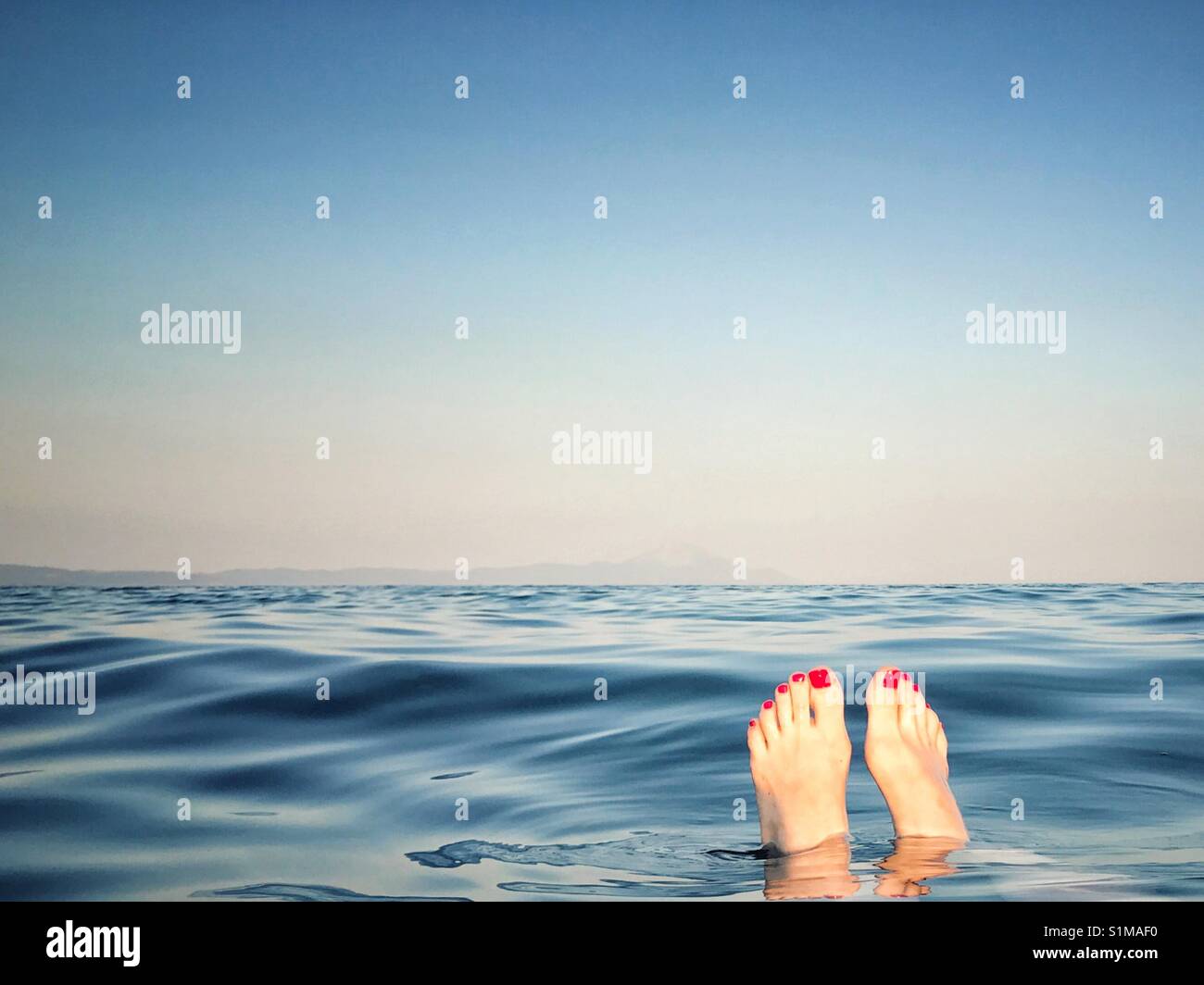 Floating feet hi-res stock photography and images - Alamy