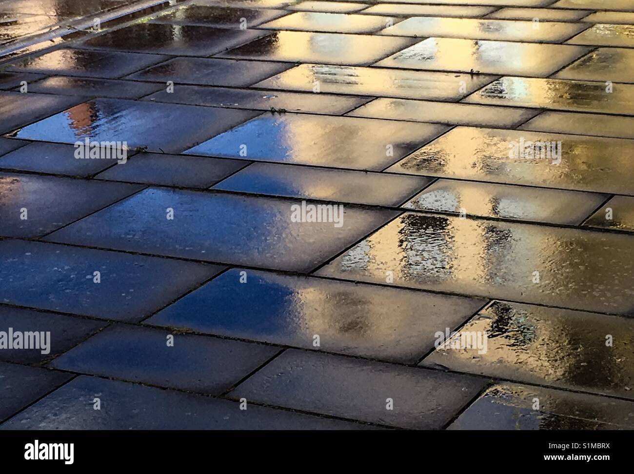 Wet pavement hi-res stock photography and images - Alamy