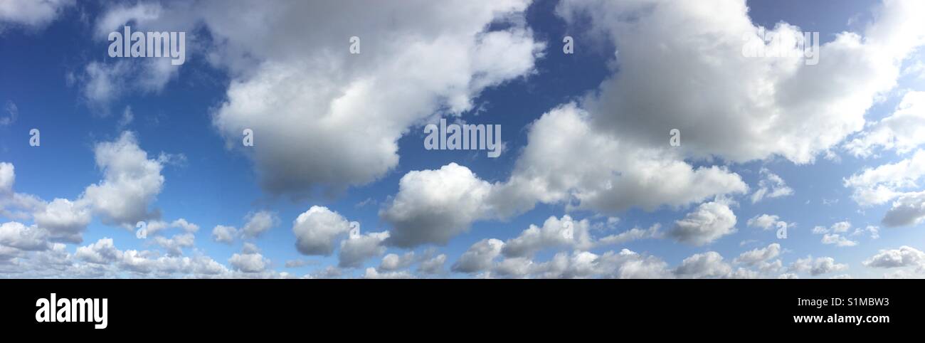 Panoramic blue sky Stock Photo - Alamy