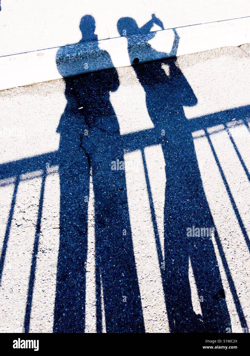 Woman with shadows hi-res stock photography and images - Alamy
