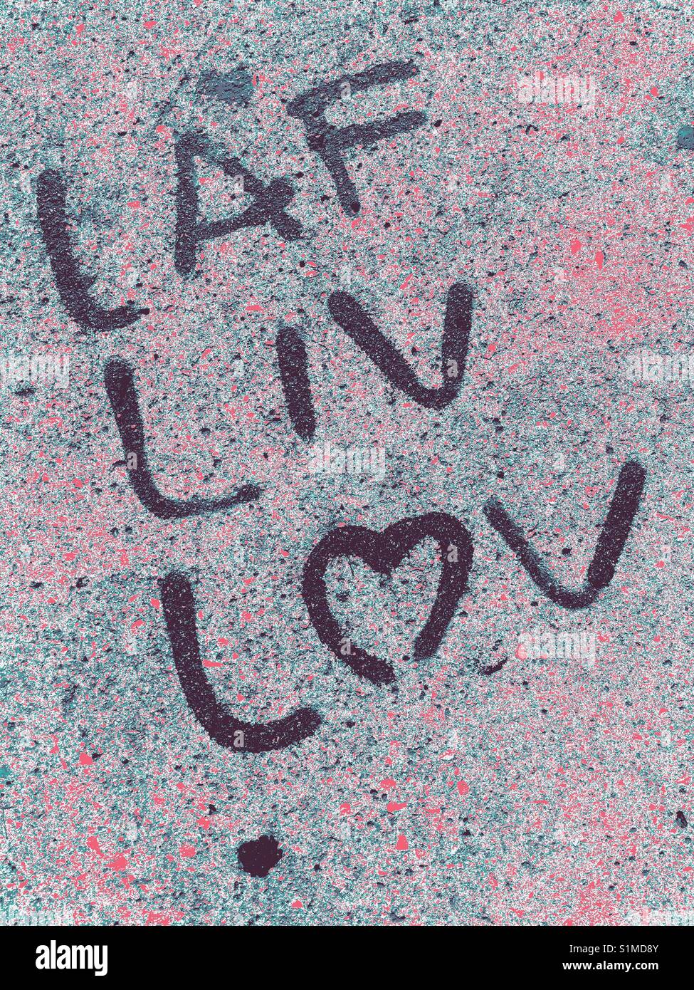 Laf, liv, lov Stock Photo - Alamy